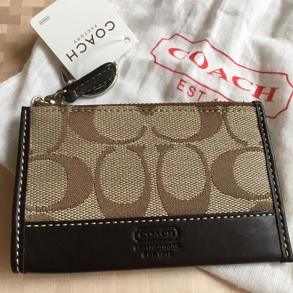 Coach | Accessories | Nwt Coach Zip Up Card Holder | Poshmark